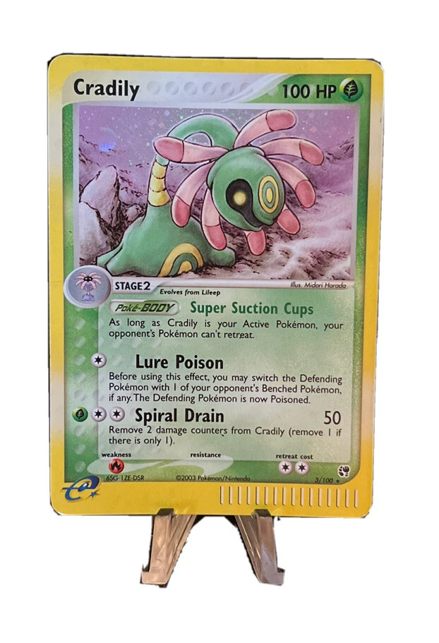 Pokemon Cradily Card