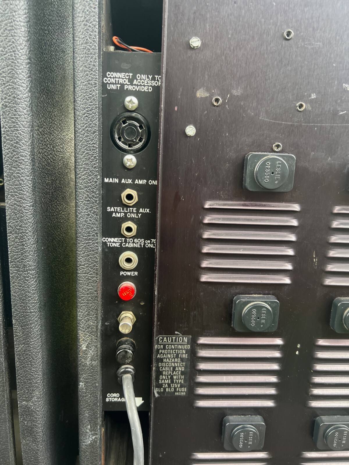 Vintage Leslie model 60S speakers with covers | eBay