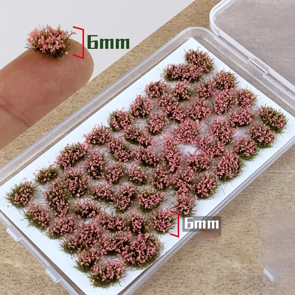 Versatile Model Grass Set 53Pcs Adhesive Static Grass Tufts Miniature ...