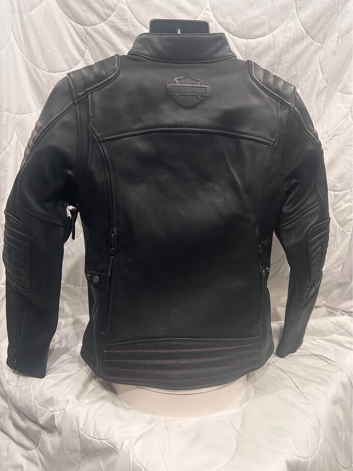 *NWT* Harley Davidson Women Heather Avenue Triple Vent Leather Riding ...