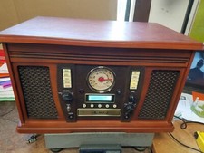 Innovative Technology Itvs-750 The Aviator 5 in 1 Wooden Music Center ...