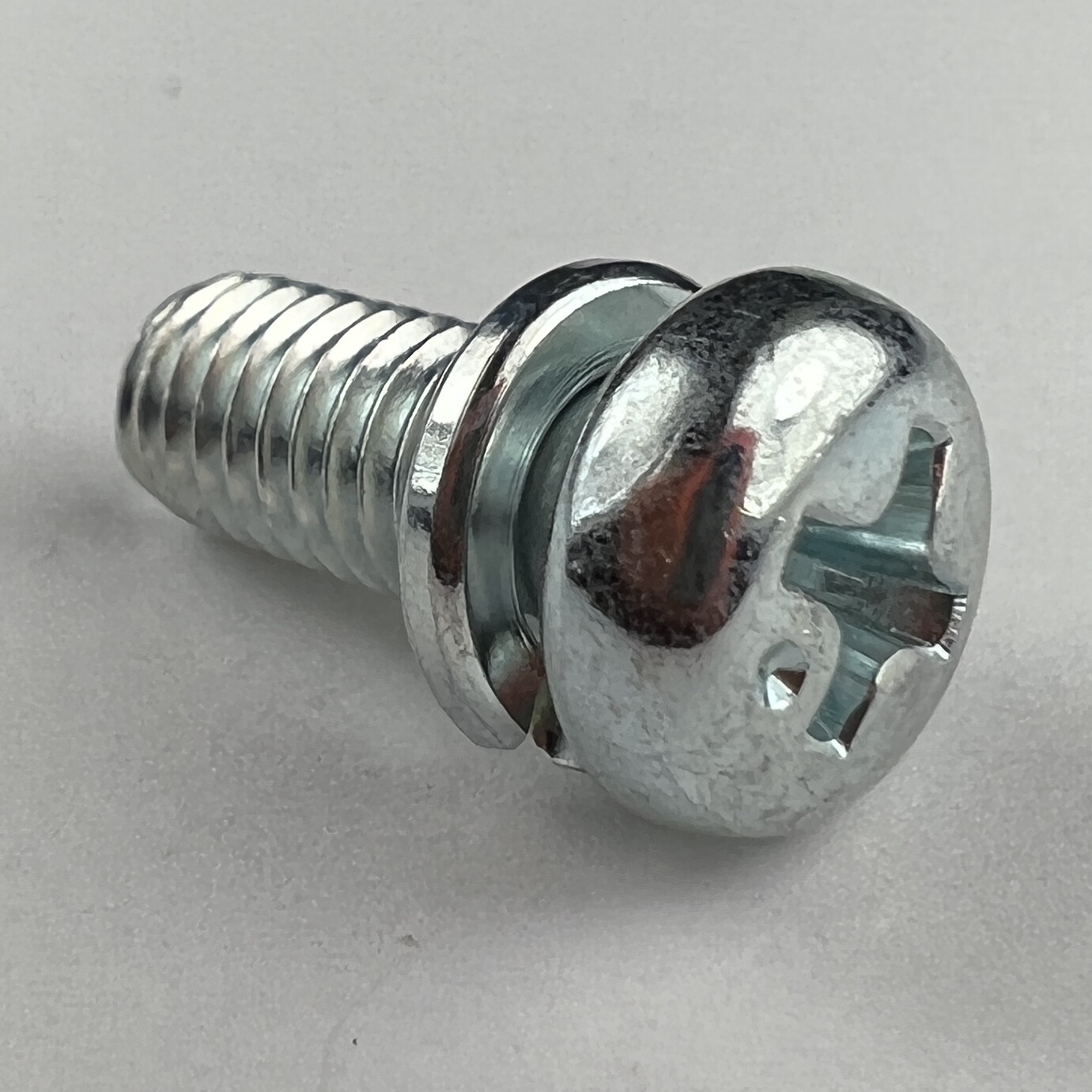 m5 x 0.8 JIS Pan Head Screws w/ Lock Washer - Zinc Plated - Made in ...