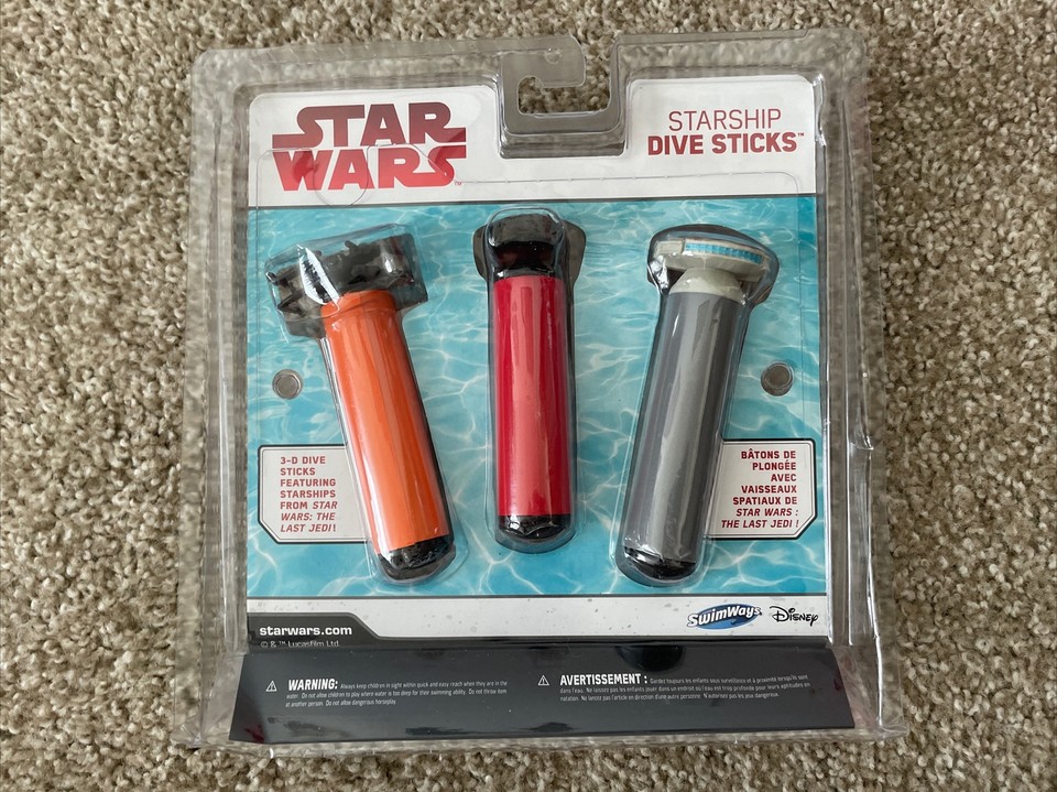 Star Wars Dive Sticks Starships Millennium Falcon Silencer X-Wing NEW ...
