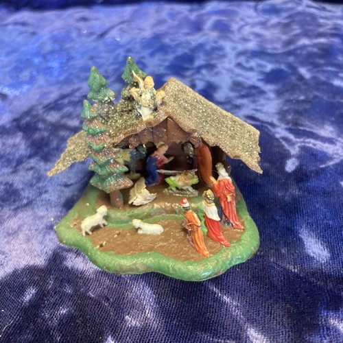 Vtg Plastic Mini Nativity Scene Hong Kong No. 422 Christmas As-Is | eBay