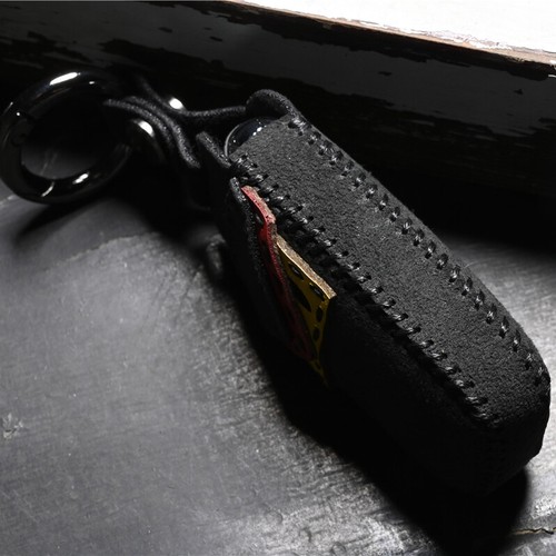 Alcantara Leather Car Key Fob Case Cover For Bentley Continental GT GTC ...