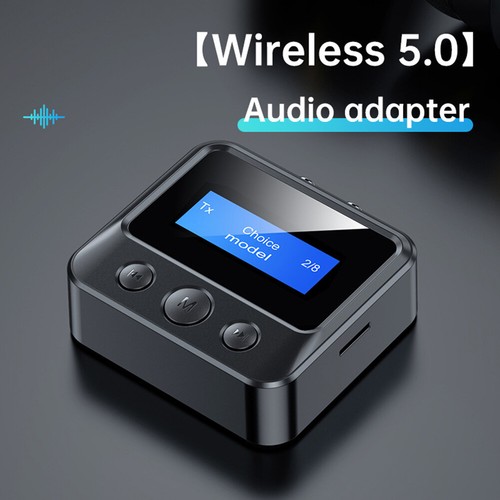 LCD Wireless Adapter A2DP/AVRCP Protocol Wireless Audio Adapter Dual ...