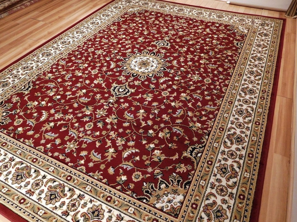 Red Traditional Oriental Medallion 8x10 Area Rug Carpet 2x3 Mat 5x7 ...