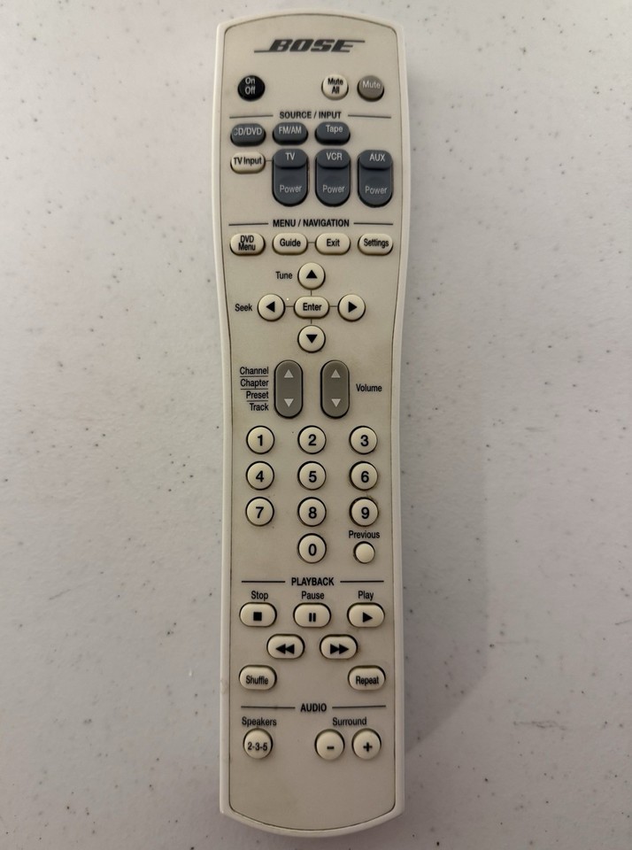 Bose RC28T1-27 Remote Control for Lifestyle 28 35 Systems Replacement ...