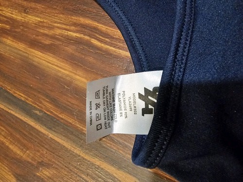 YoungLA Supervillan Stringer Navy Sz Men's Sz MED Spellout Hydrocool ...