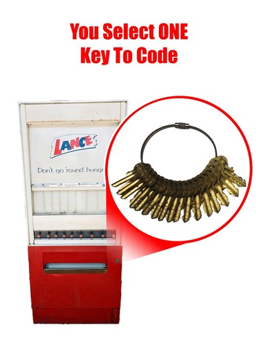 Lance Vending Machine Keys Starting With LB- You Select Option By Key ...