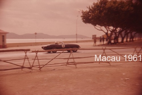 JAGUAR E TYPE BILL BAXTER MACAU GRAND PRIX 1961 35MM PHOTO SLIDE ...