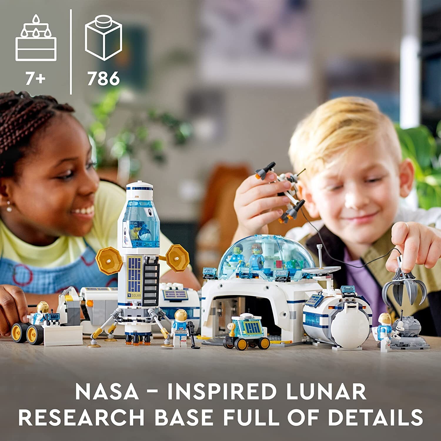 LEGO 60350 City Lunar Research Base Outer Space Set NASA Inspired ...