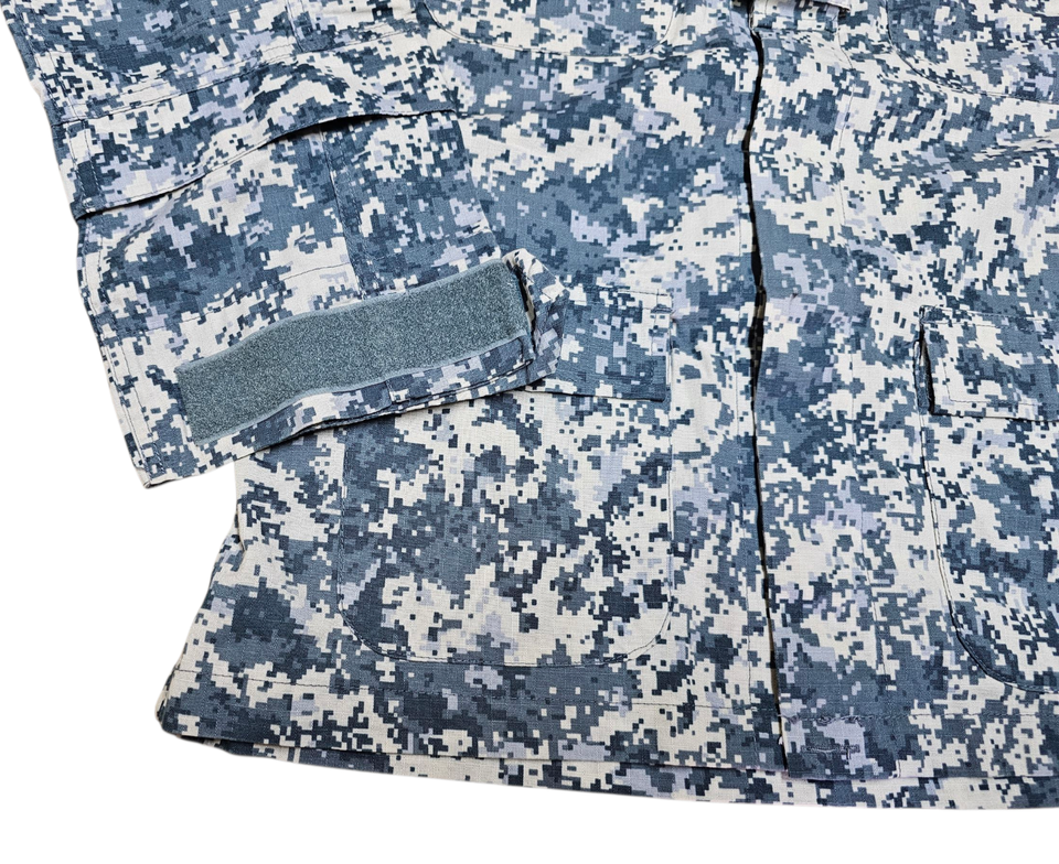 Genuine Ripstop Singapore Navy Digital Urban Camo Combat Shirt Medium ...