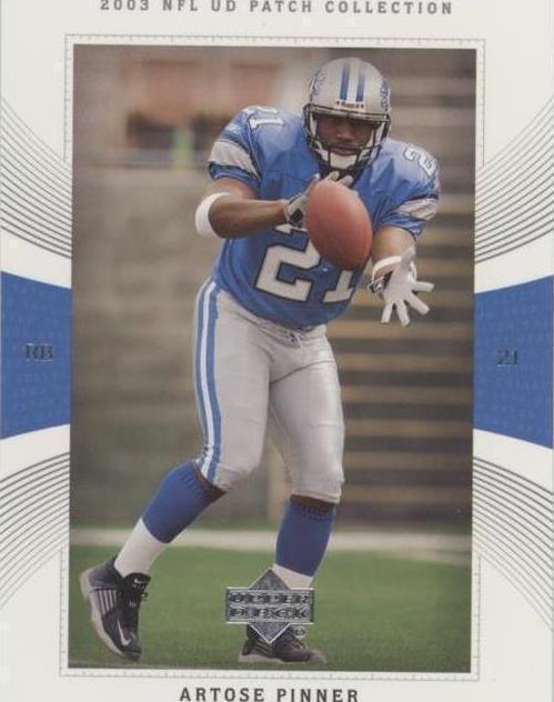 2003 Upper Deck UD Patch Collection - Artose Pinner #95 (RC) for sale ...