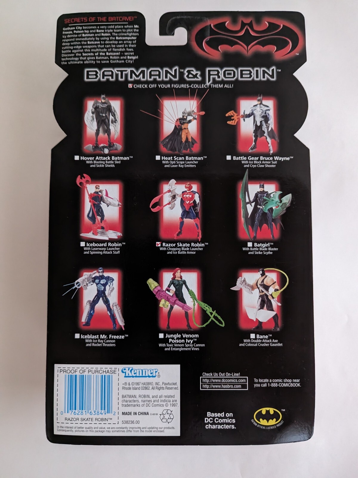 Vintage Batman & Robin - Razor Skate Robin - Action Figure - Sealed NM ...