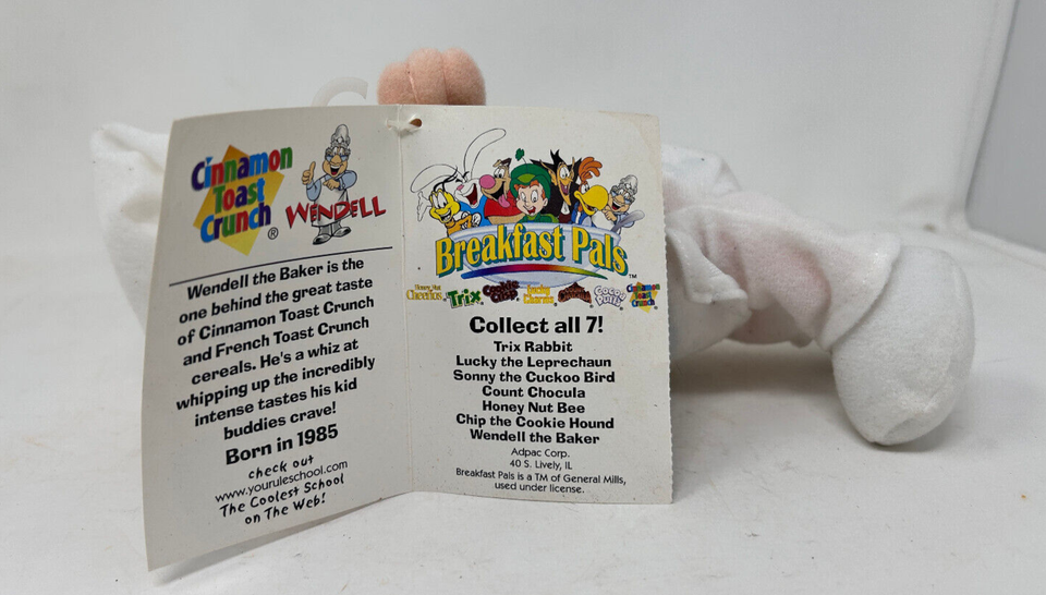 Breakfast Pals Plush Cinnamon Toast Crunch Cereal Wendell Baker Stuffed ...