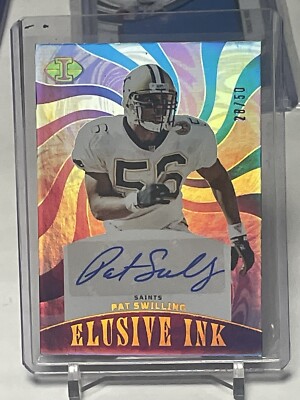 2023 Panini Illusions Pat Swilling Elusive Ink Autograph /50 New ...