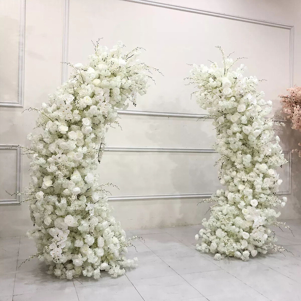 Half Moon Shape Wedding Arch Frame Moongate Flowers Stand Display ...
