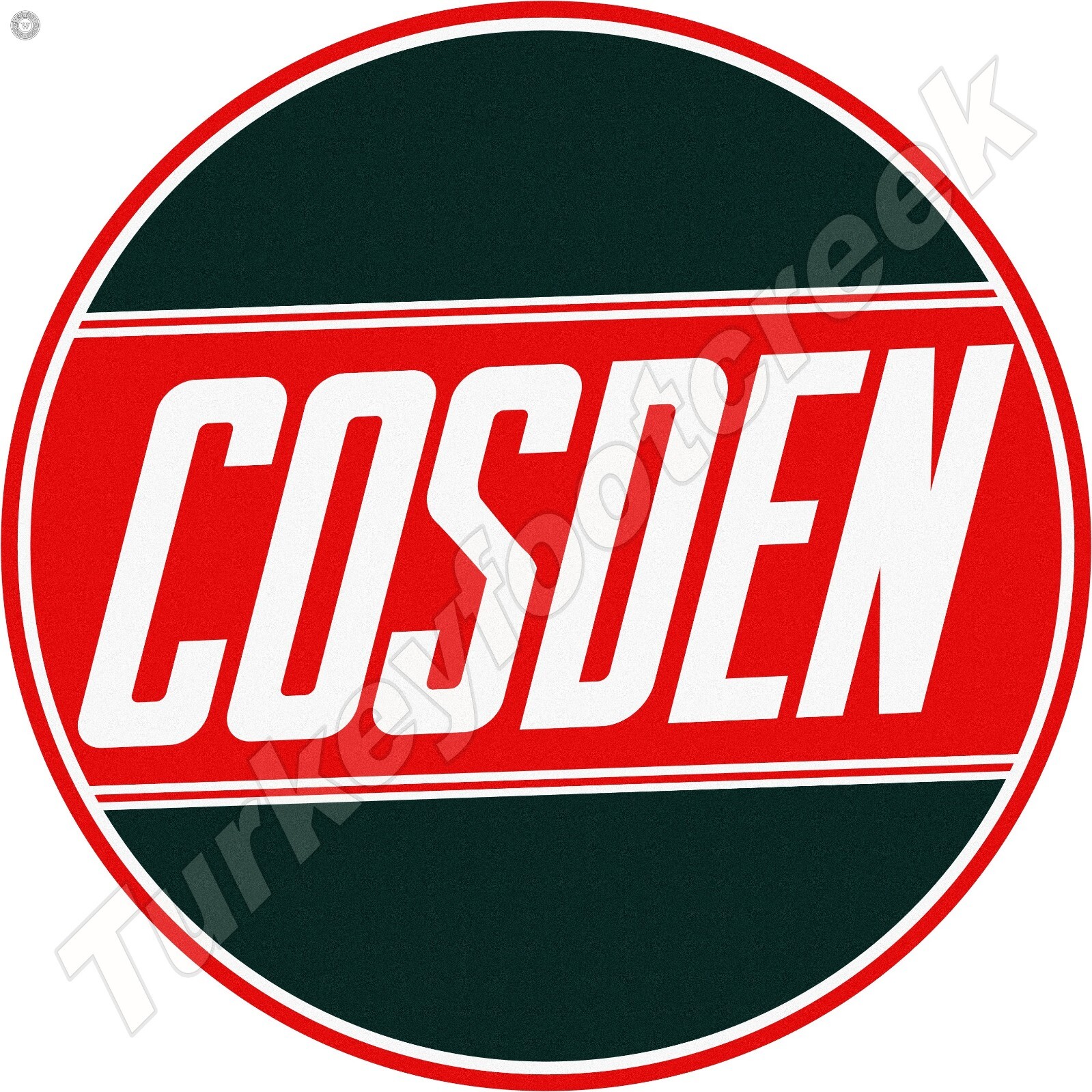 Cosden Oil 11.75" Round Metal Sign | eBay