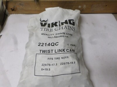 Quality Chain Viking 2214QC Twist Link Cam 5.5mm Tire Chains One Pair ...