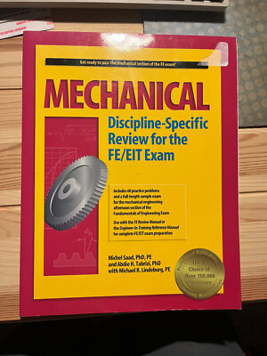 Mechanical Discipline - Specific Review for the FE/EIT Exam by Michel ...