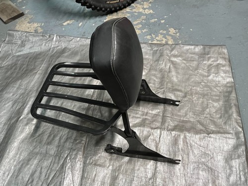 OEM Harley Davidson Softail quick release back rest and luggage rack ...