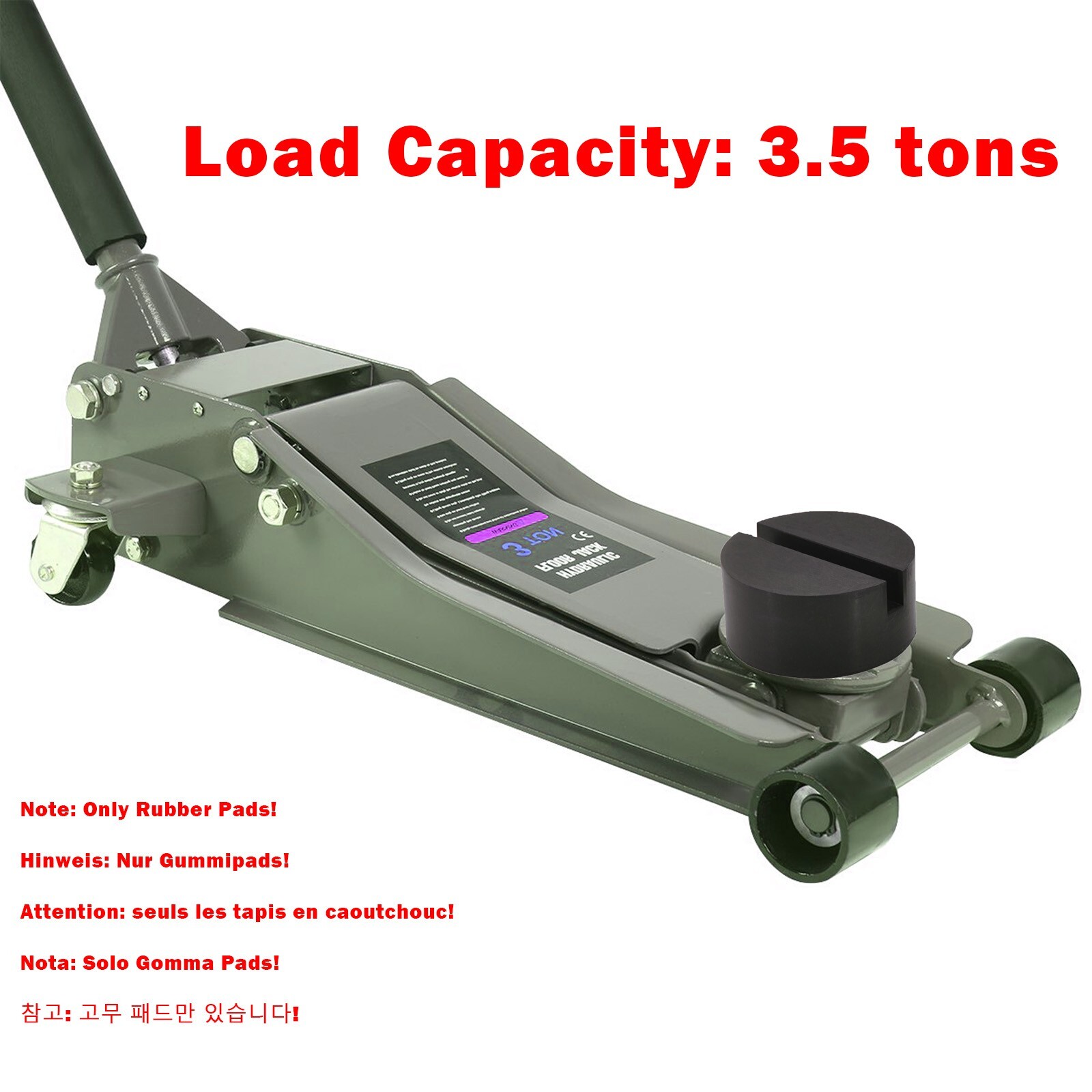 Antislip Rubber Jack Pad Adaptor for Ford Focus ST RS MK2 MK3 MK4 ...