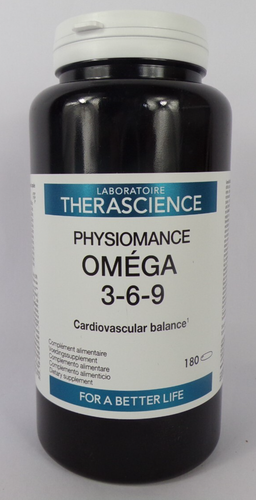 LABORATOIRE THERASCIENCE-PHYSIOMANCE OMEGA 3-6-9 cardiovasculaire 180 ...
