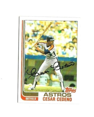 1982 TOPPS CESAR CEDENO #640 BASEBALL CARD EX | eBay