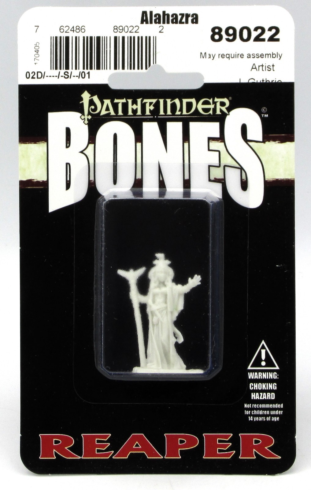 Reaper 89022 Alahazra (Pathfinder Bones) Iconic Oracle Female Cleric ...