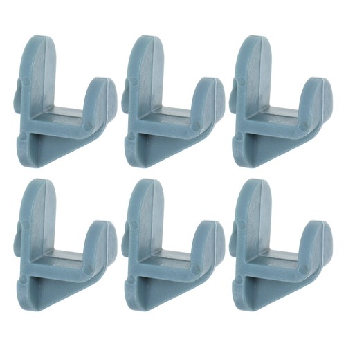 6pcs Refrigerator Shelf Clips Freezer Shelf Holders Plastic Shelf ...