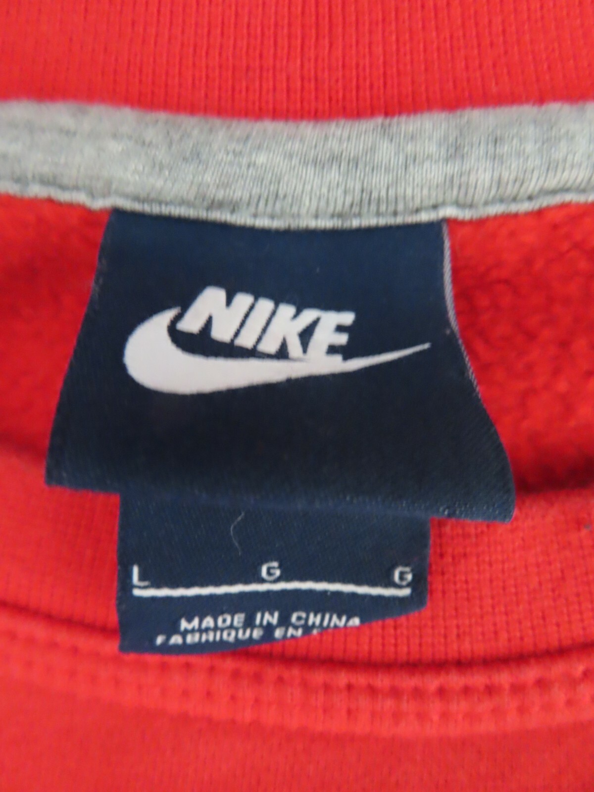 Vintage Nike Black Label Swoosh Logo Embroidered (LG)… - Gem