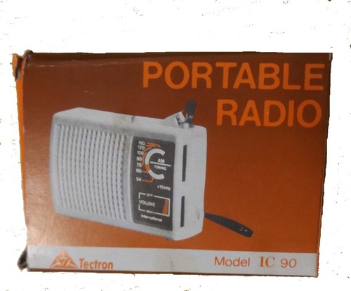 TECTRON: PORTABLE RADIO – 1970’S Vintage AM ONLY | eBay