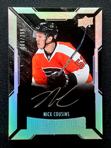 NICK COUSINS RC AUTOGRAPH 2015-16 UD BLACK 15-16 NO 51 #080/299 92233 ...