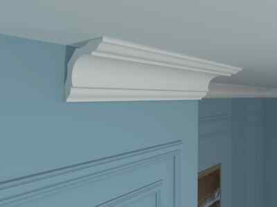 Coving Cornice XPS Polystyrene LWS-85 85mm x 85mm Ceiling Wall Quality ...