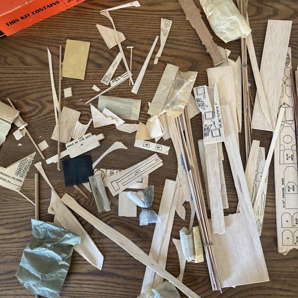 Vintage Ideal Arabella No. 1518 Const Set Wooden Model Kit may be ...