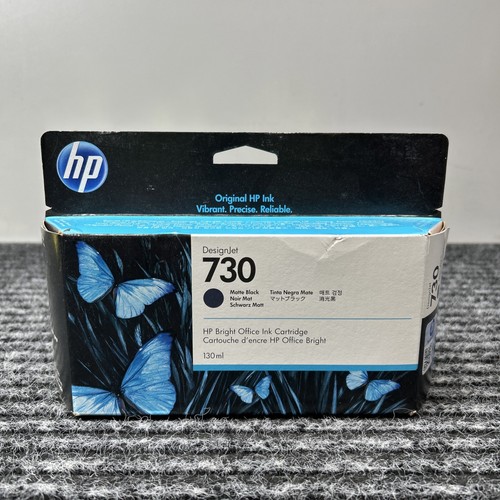 HP DesignJet 730 P2V65A 130ml Ink Cartridge - Matte Black | eBay