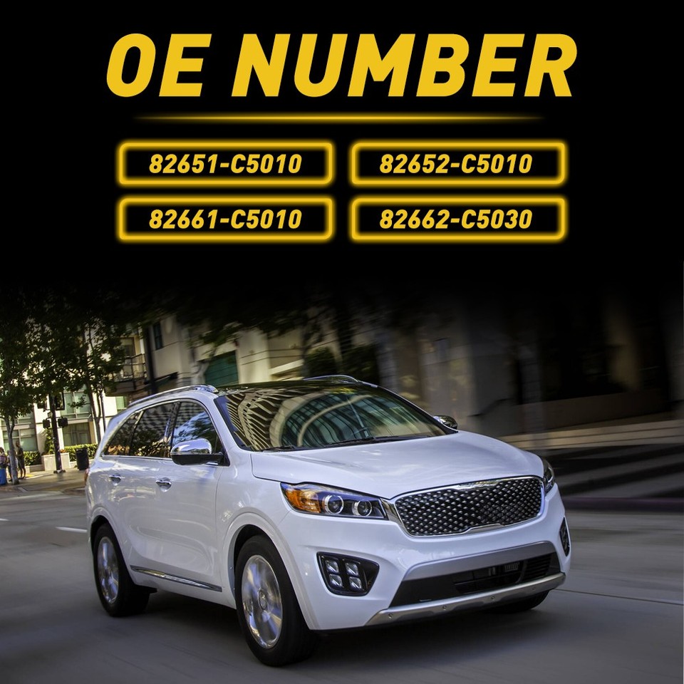 2Set Front Rear LH&RH Outside Door Handle Fit Kia Sorento 16-20 Fit ...