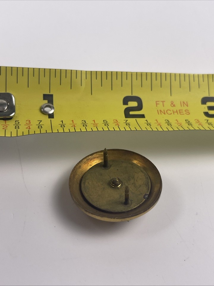 U.S. Military Army Signal Corps Officer Collar Disk Pin Domed Insignia ...