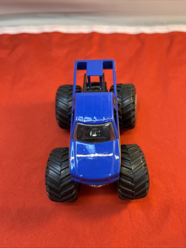Hot Wheels Monster Jam Truck Thrasher 1/64 Scale Metal Blue Yellow | eBay