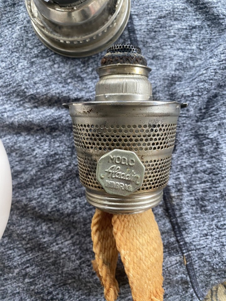 Vintage Hanging Aladdin Kerosene Oil Lamp Model C burner | eBay