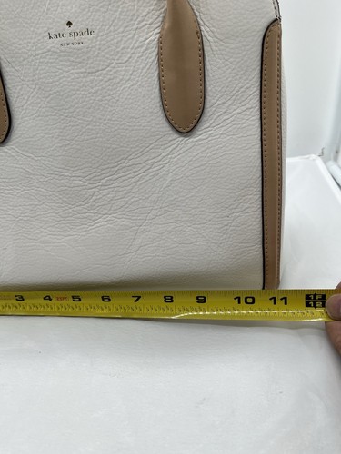 Kate Spade Queeny Carolina Lane Creme Natural Pebble Leather Shoulder ...