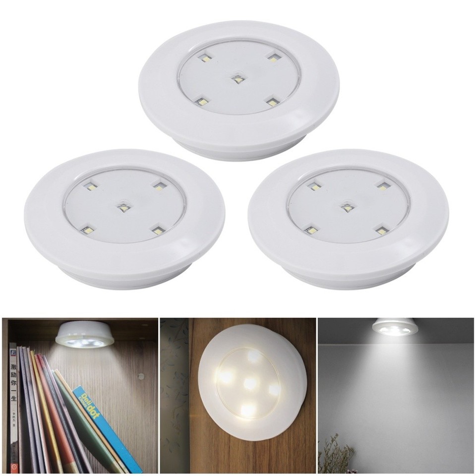 3 Pcs RGB LED Kitchen Lamp Lighting for Cabinets Luci Camera Luce Dell ...