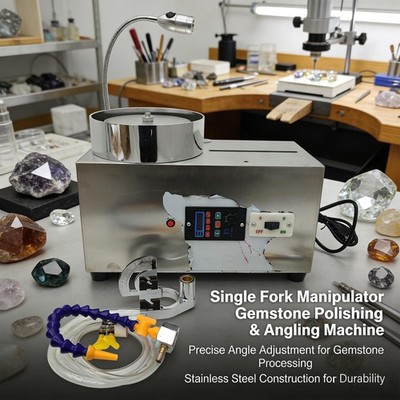 Single-Arm Jewelry Making Polishing Lapidary Grinding Machine w ...