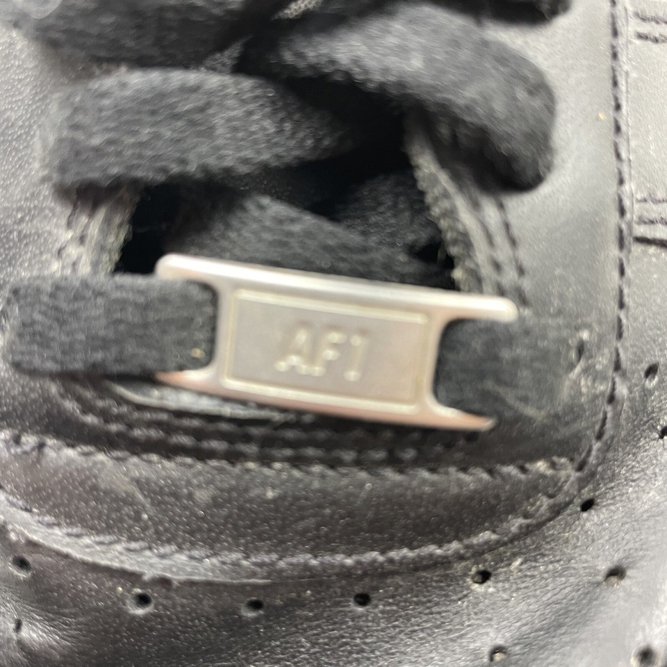 Vintage Nike Air Force 1 ‘82’ Low 'Black Black 315122-001 Men’s Size 13 ...