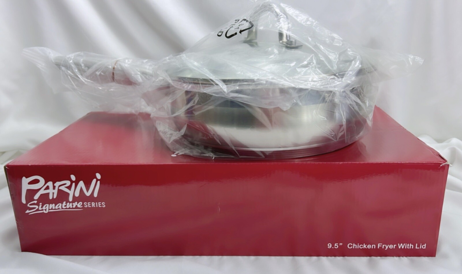 PARINI SIGNATURE SERIES Stainless Steel Cookware 9.5" CHICKEN FRYER | eBay