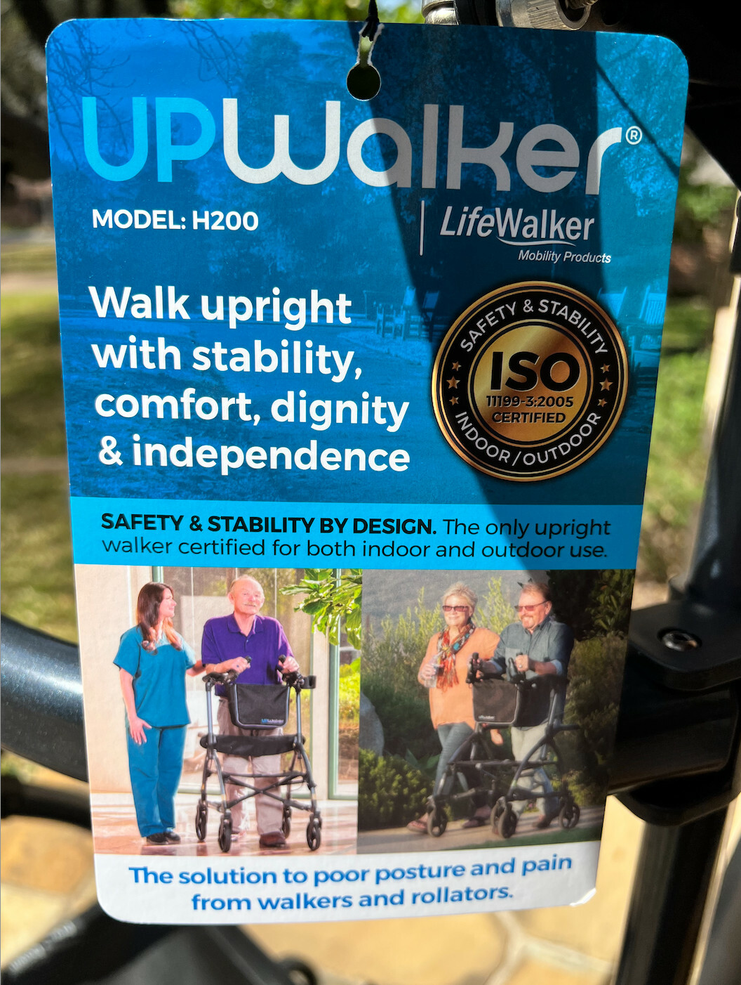 LifeWalker Mobility Products UPWalker H200 Stand Up Walker - New | eBay