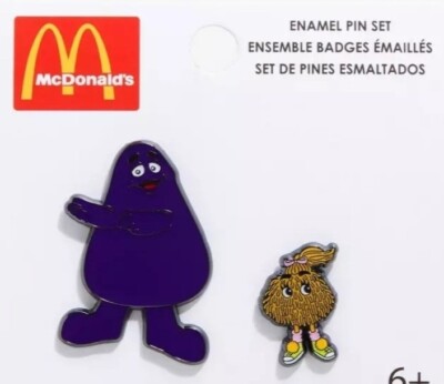 McDonald's Grimace & Fry Kid Enamel Pin Set Loungefly | eBay