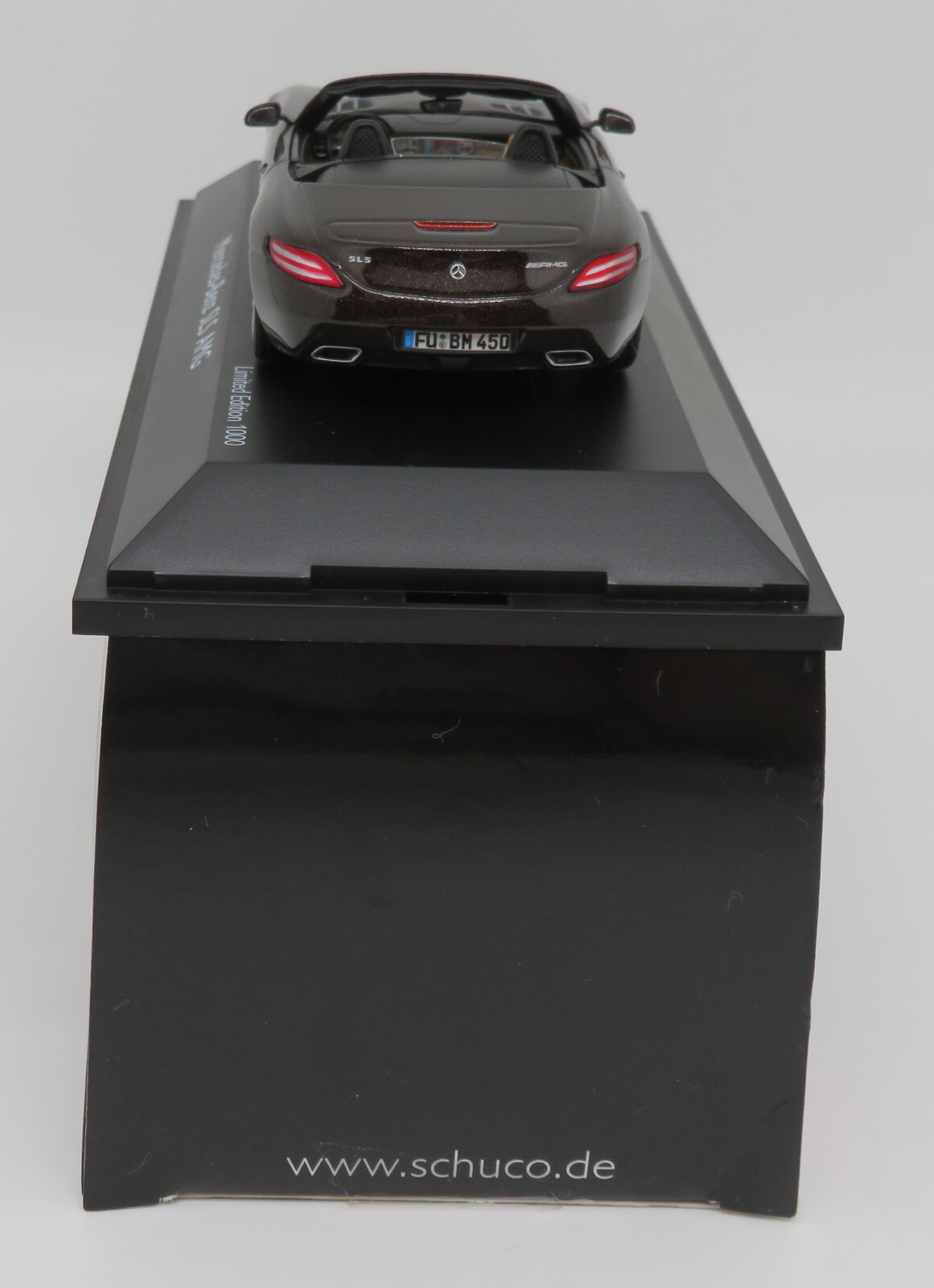 Rare Schuco Mercedes-Benz SLS AMG Roadster Brown Dark A197 1/43 ...