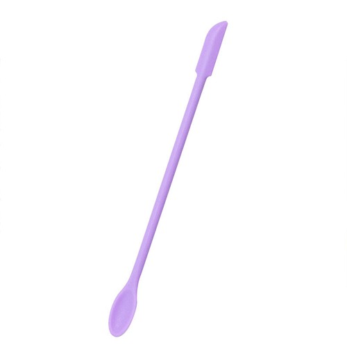 Silicone Spatula Jar Scraper Scoop Tip Long Double Headed Cosmetic ...